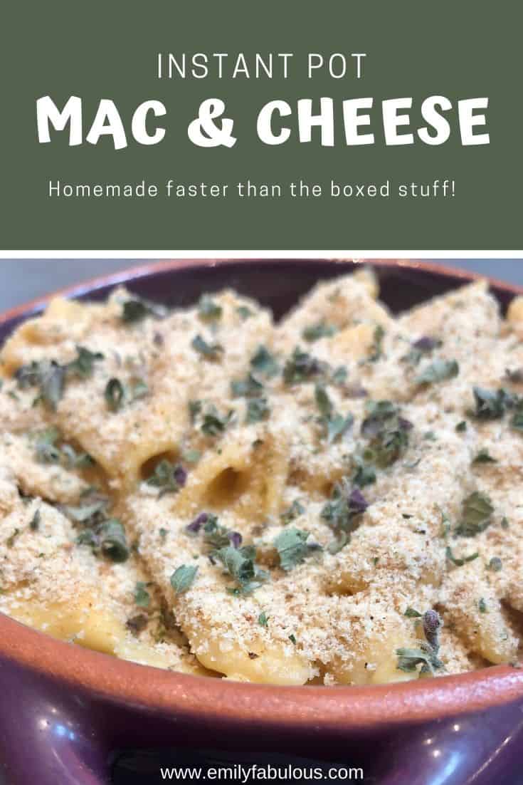 Instant Pot Mac and Cheese | EmilyFabulous