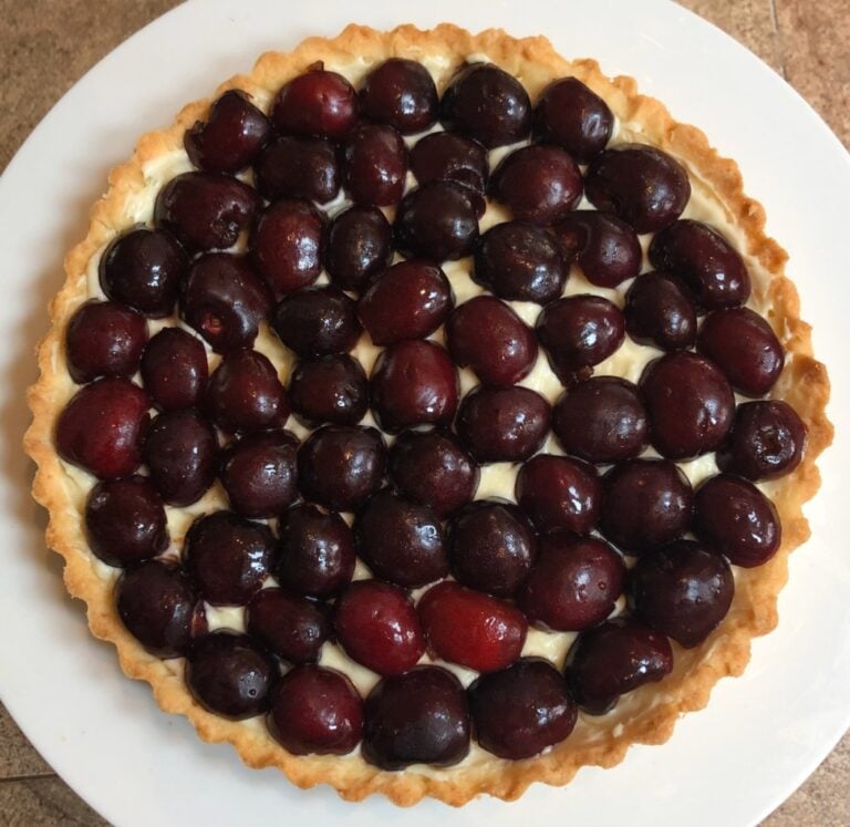 Fresh Cherry Tart Recipe | EmilyFabulous