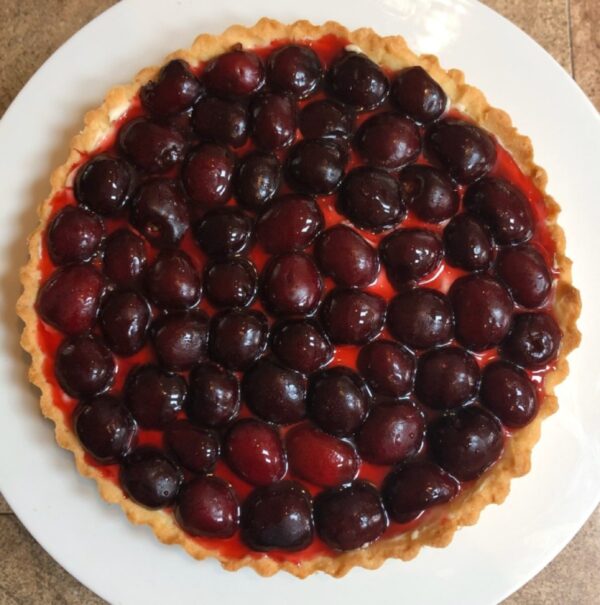 Fresh Cherry Tart Recipe | EmilyFabulous