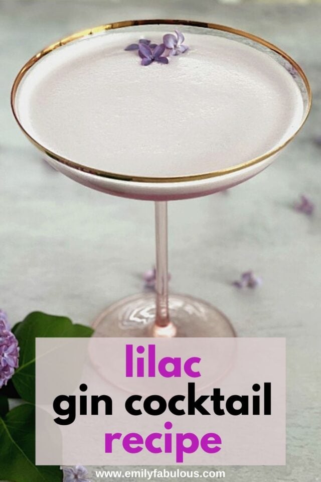 Lilac Gin Cocktail