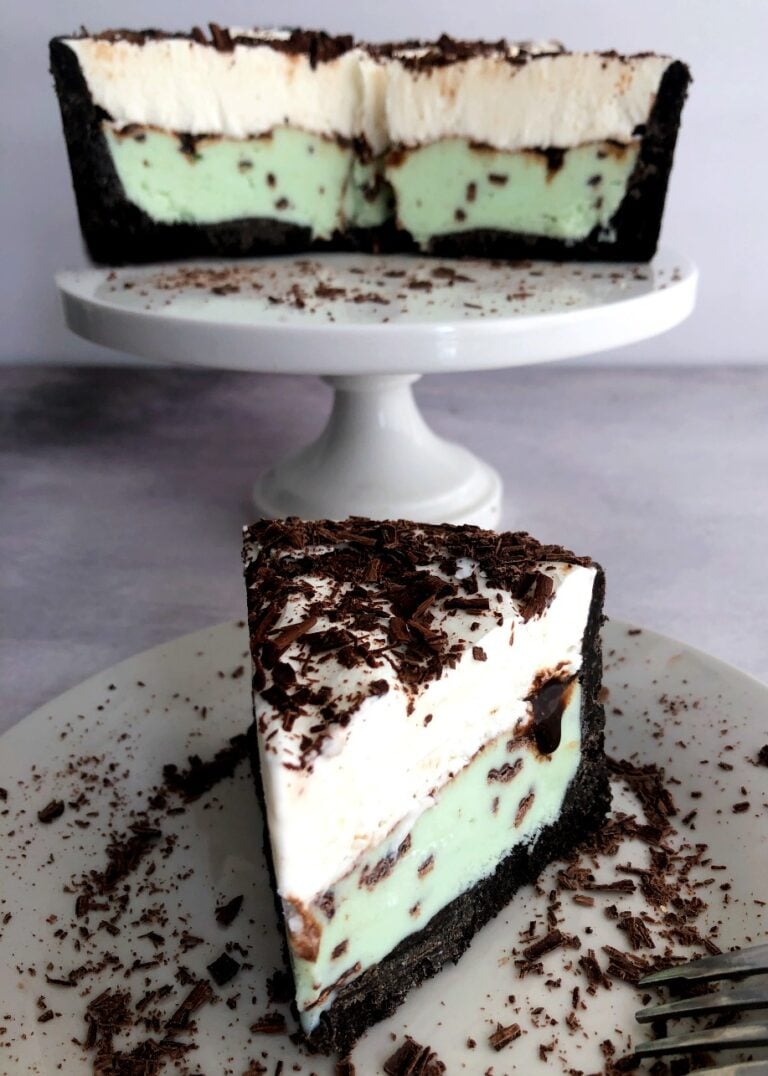 Oreo Mint Ice Cream Pie | EmilyFabulous