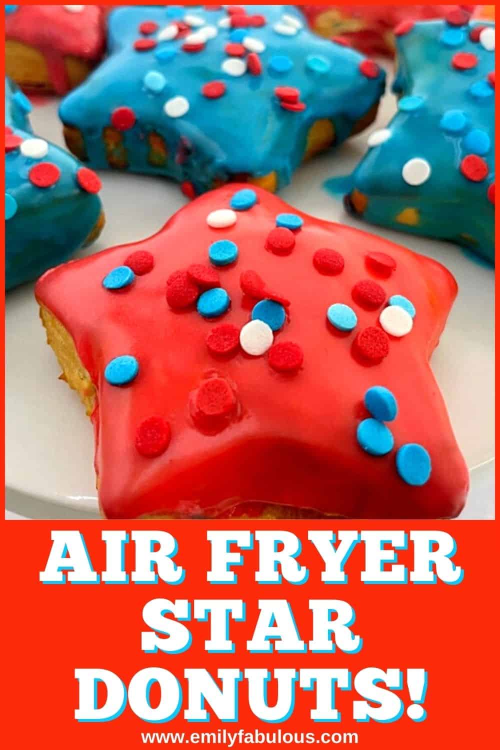 Air Fryer Star Donuts | EmilyFabulous