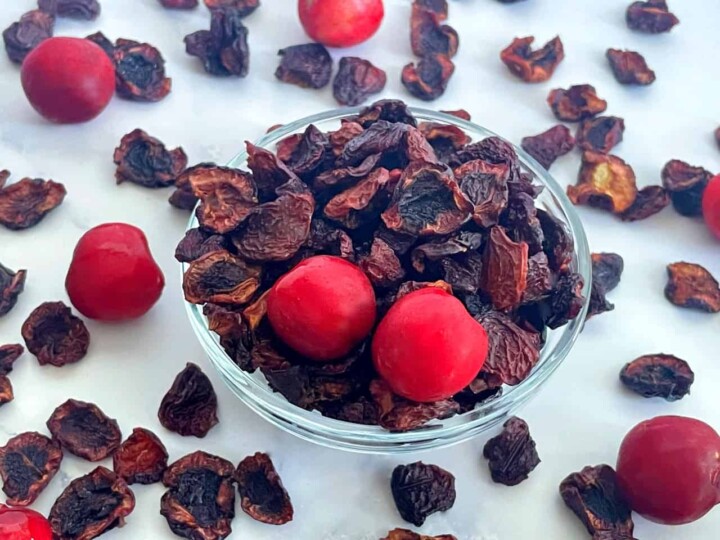 Dehydrated Cherries | Dehydrator or Oven | Dried | EmilyFabulous