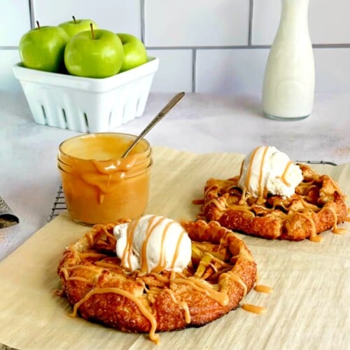 Mini Apple Galettes Recipe | EmilyFabulous