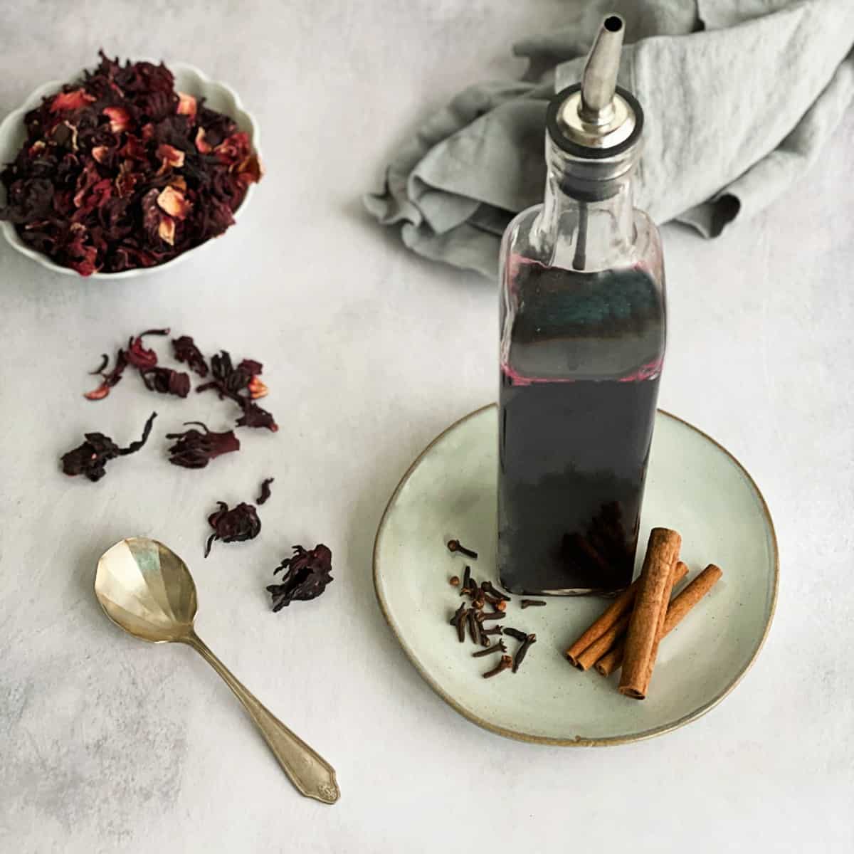Hibiscus Simple Syrup | EmilyFabulous