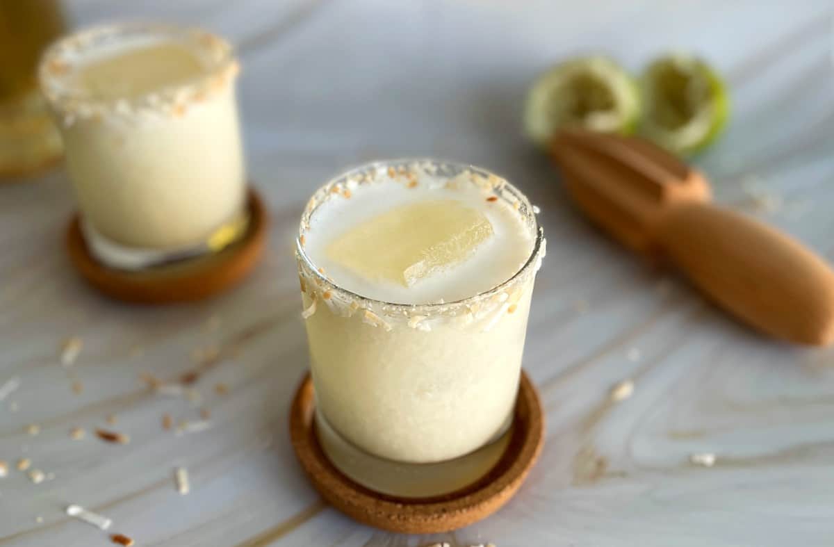 Toasted Coconut Rum Cocktail | EmilyFabulous